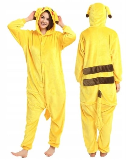 PIKACHU ONESIE PIŻAMA DRES KOSTIUM KIGURUMI PRZEBRANIE L - Inna marka ...
