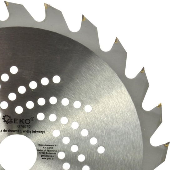 Piła tarczowa do drewna 250x32x24T węglik Geko G78070 - Geko | Sklep EMPIK.COM