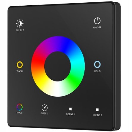 Pilot RGB+CCT Panel Bateryjny Czarny RF Seria SD - ID3 | Sklep EMPIK.COM