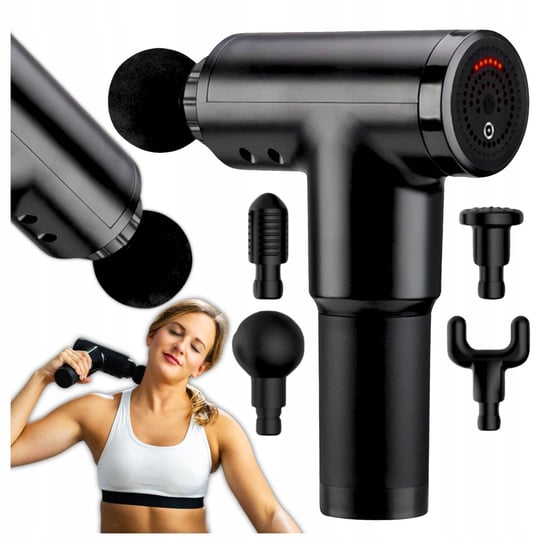 Pistolet do masażu masażer do ciała pleców akumulator massage gun pro ...