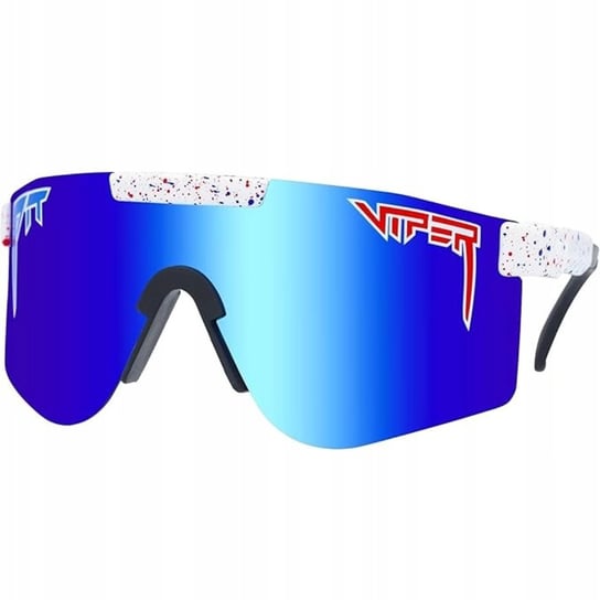 Pit Viper Oryginalne Okulary Przeciwsłoneczne Niebieskie Uv400 - Inna ...
