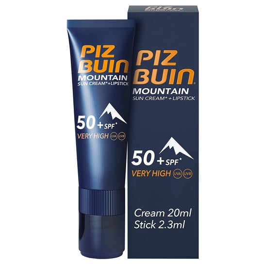 Piz Buin, Mountain, Krem przeciwsłoneczny i pomadka 2w1, SPF50, 20ml ...