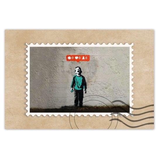 Plakat Banksy Like, 90x60 cm - ZeSmakiem | Sklep EMPIK.COM