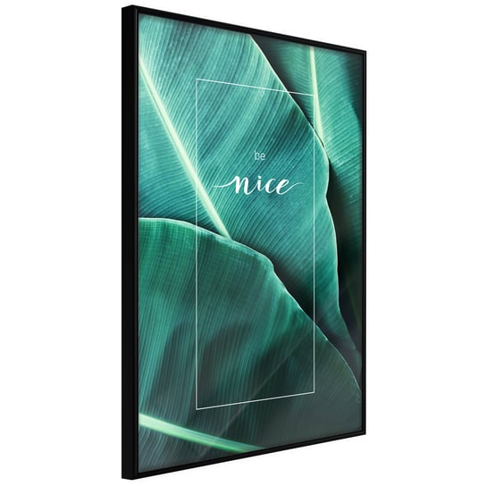 Plakat - Be nice [Poster] 20x30 Rama czarna papier plakatowy 250 g/mÂ ...