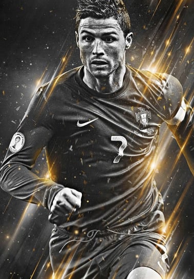 PLAKAT CRISTIANO RONALDO CR7 REAL MADRYT 100x70 cm #12 - Atram | Sklep ...