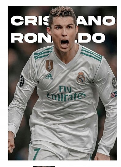 Plakat Cristiano Ronaldo CR7 Real Madryt dla fana Piłki Obraz 100x70 cm ...