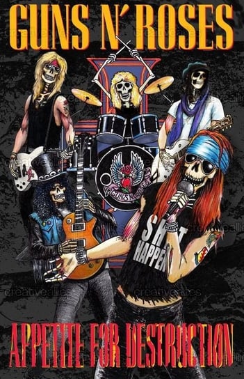 Plakat Guns N' Roses Hard Rock 50x40 cm - Atram | Sklep EMPIK.COM