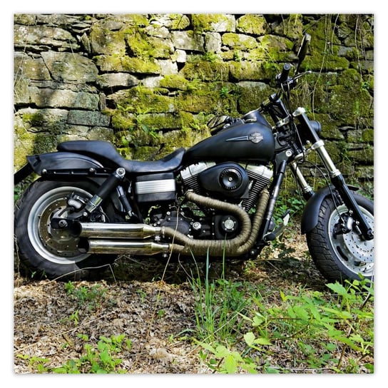 Plakat Harleyem na wycieczkę, 100x100 cm - ZeSmakiem | Sklep EMPIK.COM