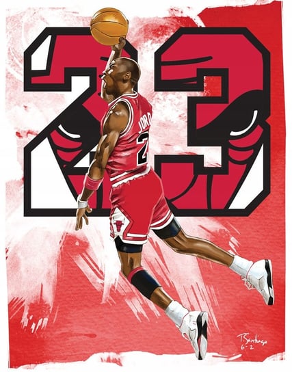 Plakat Michael Jordan NBA Chicago Bulls 70x50 cm - Atram | Sklep EMPIK.COM