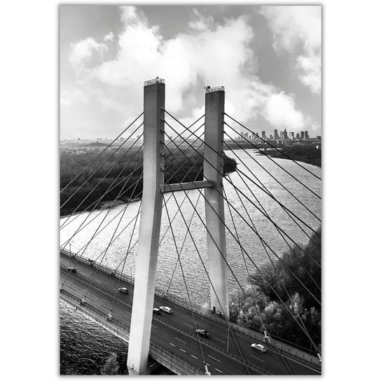 plakat most siekierkowski warszawa 50x70 - Inna marka | Sklep EMPIK.COM