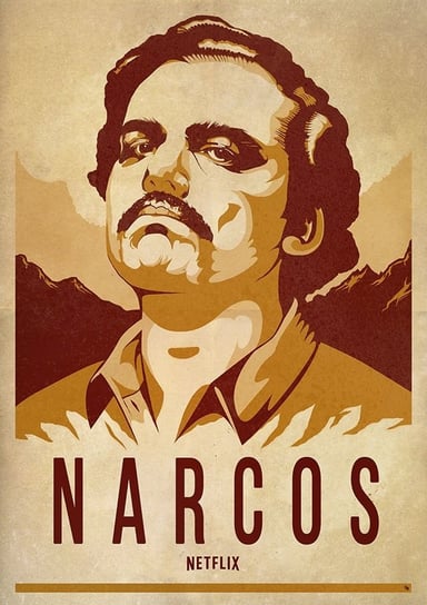 Plakat Pablo Escobar Narcos Serial 40x30 cm - Atram | Sklep EMPIK.COM