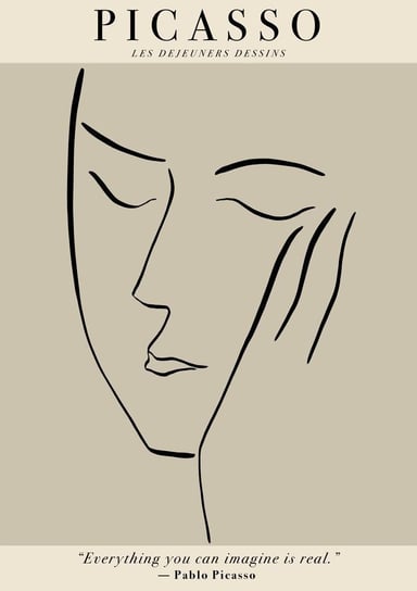 Plakat Pablo Picasso Vintage Retro 91,5x61 cm - Atram | Sklep EMPIK.COM