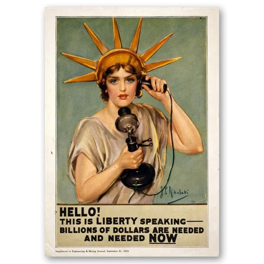 Plakat Propagandy This Is Liberty 50x70 - Legendarte | Sklep EMPIK.COM