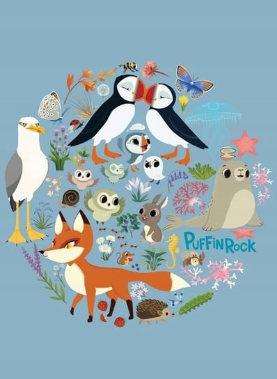 Plakat PUFFIN ROCK Bajka Obraz 100x70 cm #58 - Atram | Sklep EMPIK.COM
