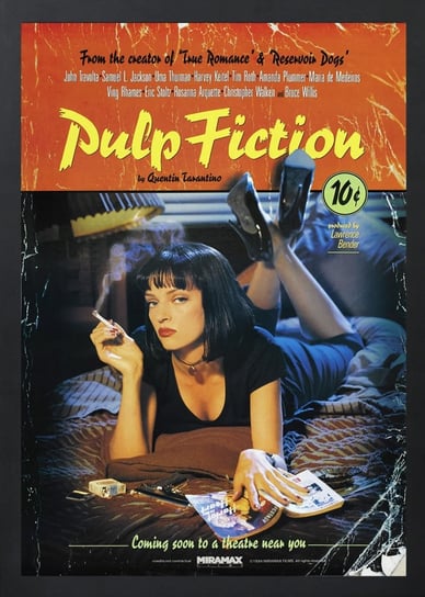 Plakat PULP FICTION ART Sztuka Retro Vintage FotoPlakat 40x30 cm #5 ...