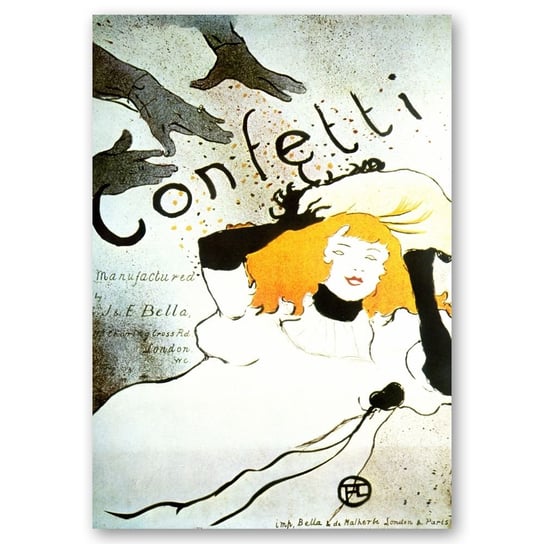 Plakat Reklamowy Confetti 50x70 - Legendarte | Sklep EMPIK.COM