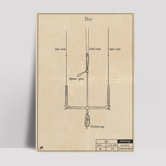 Plakat SURF Bar 30x42 - Maciej Święty Rysuje | Sklep EMPIK.COM