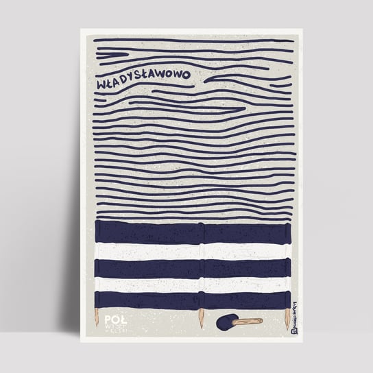 Plakat SURF Władek – Parawaning 50x70 - Maciej Święty Rysuje | Sklep ...