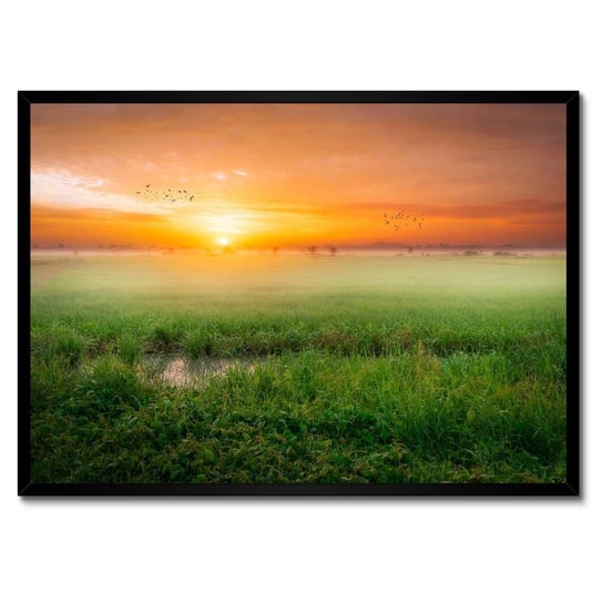 Plakat w ramie 70x50 Wschód słońca Pobudka - ZeSmakiem | Sklep EMPIK.COM