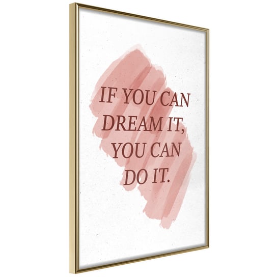 Plakat - You Can Do It [Poster] 30x45 Rama złota papier plakatowy 250 g ...