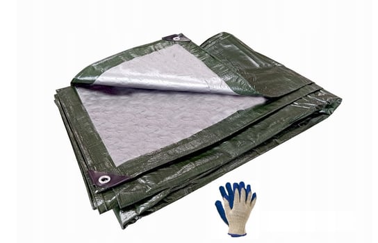 PLANDEKA PŁACHTA 5x6 130g GRUBA MROZOODPORNA UV OKRYCIE ZACIENIENIE OSŁONA - rexe | Sklep EMPIK.COM