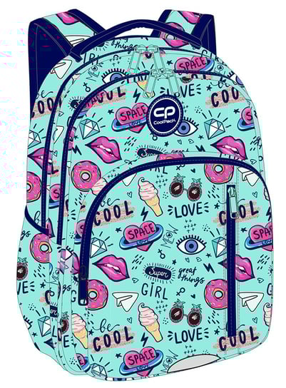 Plecak szkolny dla dziewczynki morski CoolPack dwukomorowy - CoolPack | Sklep EMPIK.COM