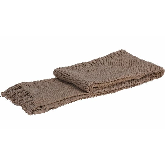 Pled z frędzlami w stylu BOHO KOC brąz 130x170cm - H&S Decoration ...