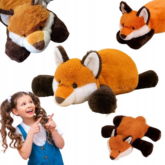 Pluszak Lis Lisek MASKOTKA DLA DZIECI PRZYTULANKA ZABAWKA MIŚ ...