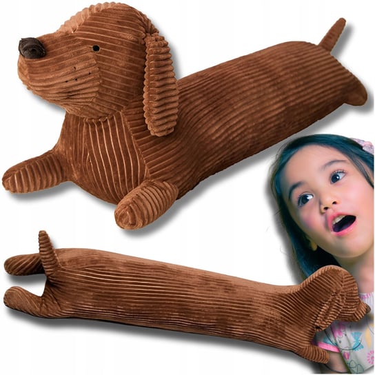 PLUSZAK MASKOTKA DLUGI PIES PLUSZAK DUZY PIES 110cm Xxl Idealny Prezent ...