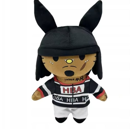 PLUSZAK PLAYBOI CARTI HELLO KITTY PRZYTULANKA MASKOTKA RAP PREZENT ...