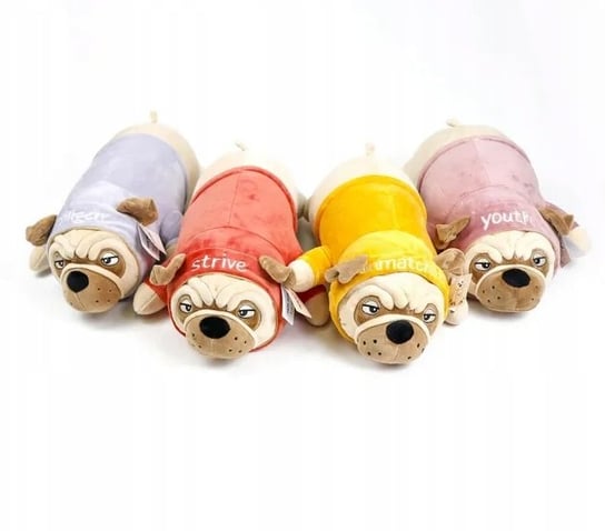 Pluszowy Słodki Pies Mops Maskotka Uroczy Pluszak Dla Dzieci 50 Cm ...