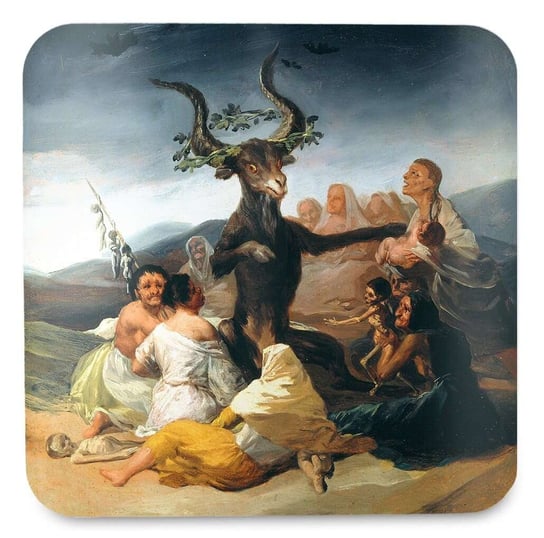 Podkładka pod kubek Sabat czarownic Francisco Goya - Szyjemy Sztukę ...