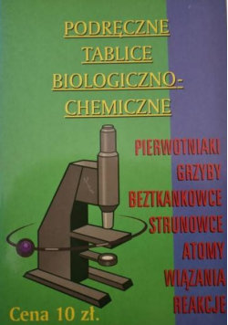 Podręczne tablice biologiczno - chemiczne - Opracowanie zbiorowe ...
