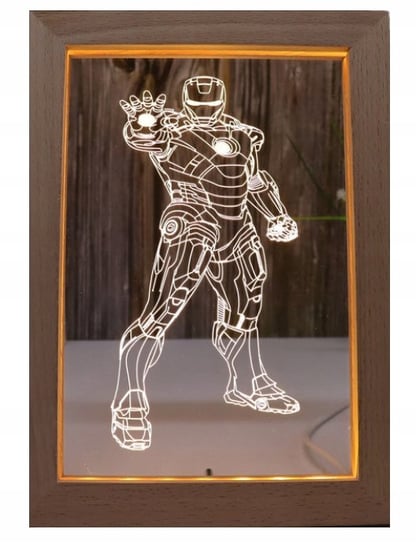 Podświetlana Ramka LED Iron Man - Plexido | Sklep EMPIK.COM