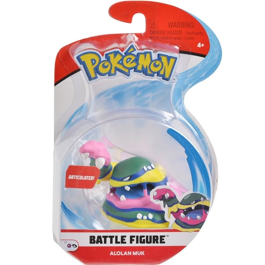 Pokemon Battle Figure Jazwares 1-Pak Oryginalna Figurka Alolan Muk ...
