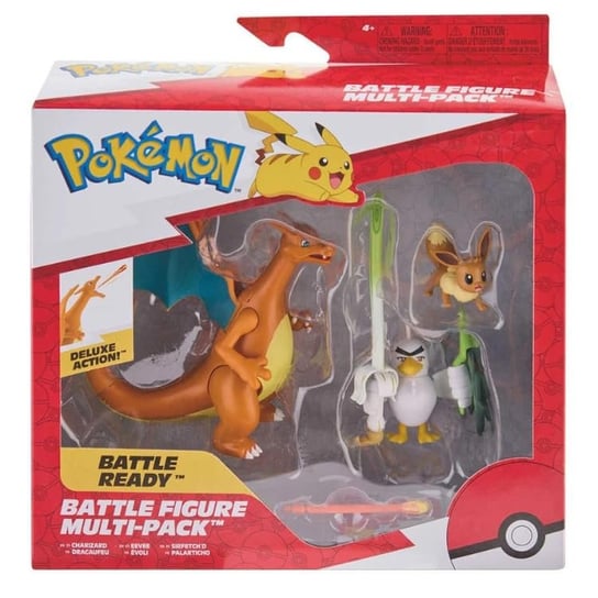 Pokémon Battle figures 3-pack - Charizard, Eevee, Sirfetch - 5- and 8cm ...