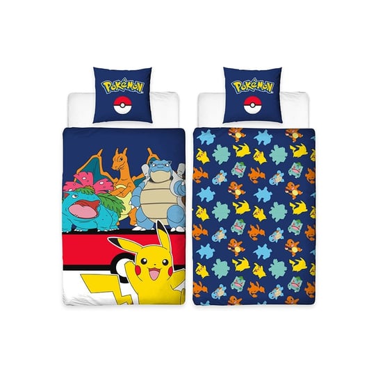 Pokemon bed linen Pokemon blue 135 x 200 cm - Inna marka | Sklep EMPIK.COM