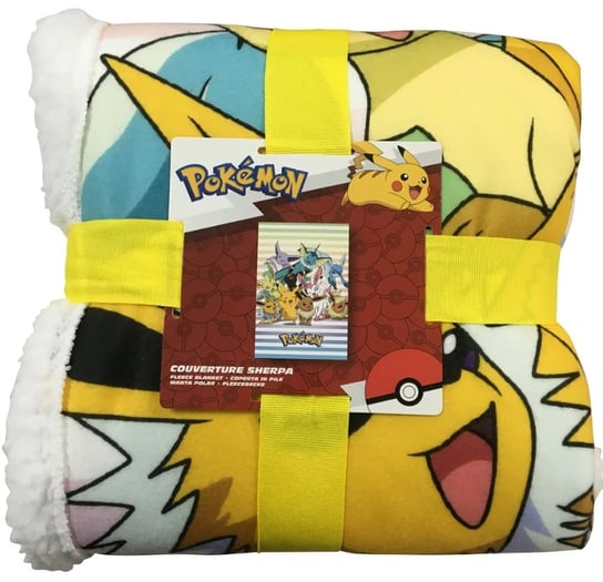 Pokemon Koc 150X100 Oryginalny Eevee Pikachu Flareon Vaporeon Leafeon ...