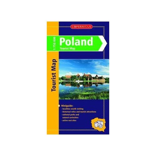 Poland Tourist Map Premium - Opracowanie zbiorowe | Książka w Empik