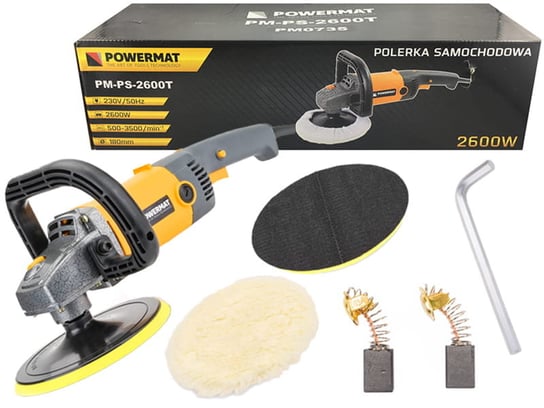 Polerka samochodowa, pucerka. Tarcza na rzep. M14 PM-PS-2600T ...