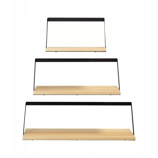 Półka ścienna wisząca LOFT drewniana - SFL 9 - Inna marka | Sklep EMPIK.COM