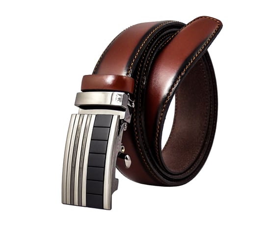 Polski Pasek ze Skóry Licowej DESIGNERSKA CZARNU SREBRNE PASKI DYMIONY ...