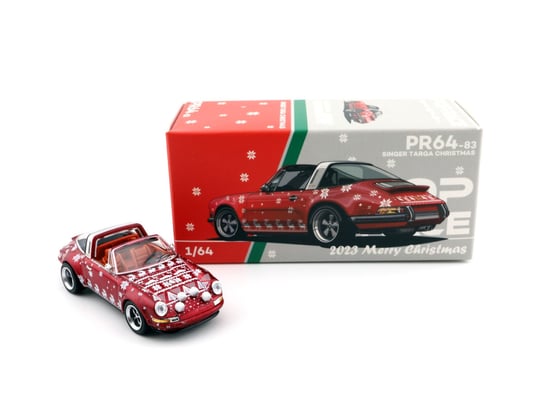 POP RACE PR64-83 Porsche Singer Targa Christmas Edition Red PR640083 ...