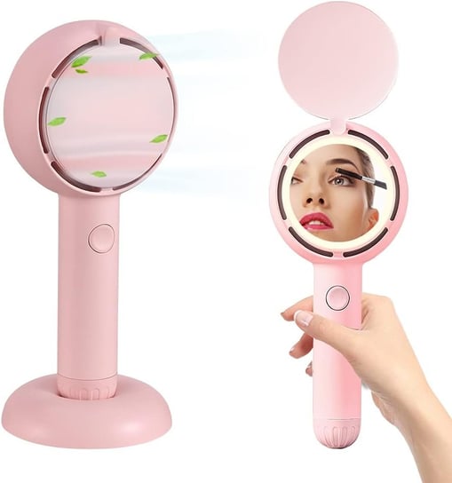 Portable Handheld Fan, Bladeless Rechargeable Hand Fan with Battery ...