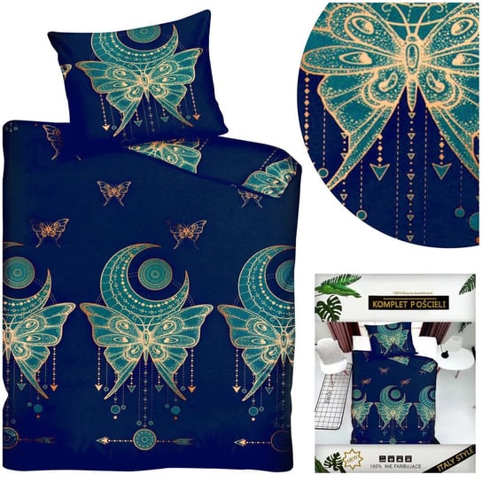 Pościel 140x200 2 części Satynowa Dalwin 918 - Łóżkoholicy | Sklep EMPIK.COM