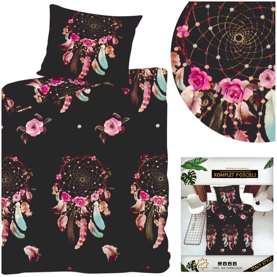 Pościel 140x200 2cz Satynowa Dalwin 946 - Łóżkoholicy | Sklep EMPIK.COM