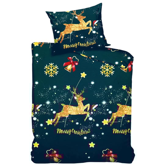 Pościel 140x200 Komplet 2 części Satyna Bawełniana DALWIN - Łóżkoholicy | Sklep EMPIK.COM