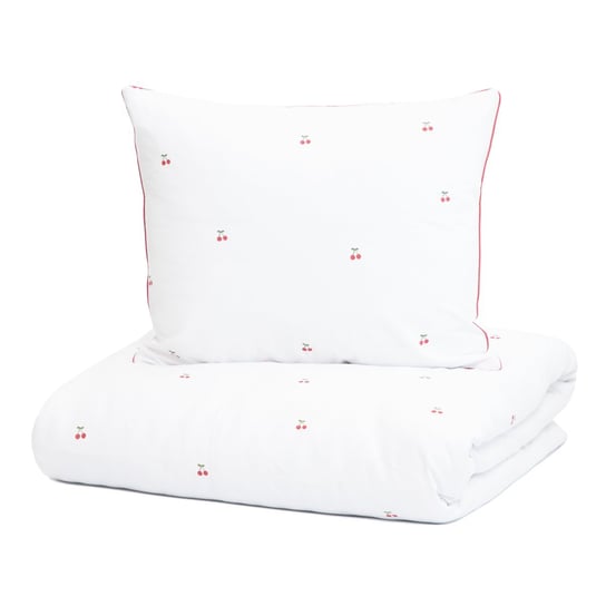 Pościel CHERRINE bawełniana w wiśnie 200x220 + 2*50x60 cm HOMLA - Homla ...