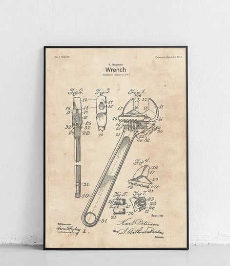 Poster Polytechnic, Klucz nastawny - plakat - Poster Polytechnic ...