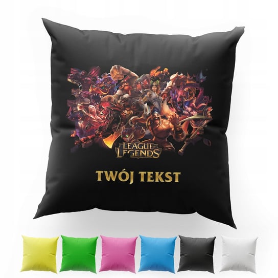 POSZEWKA Z NADRUKIEM BAWEŁNIANA 40x40CM - LEAGUE OF LEGENDS LOL GRA ...